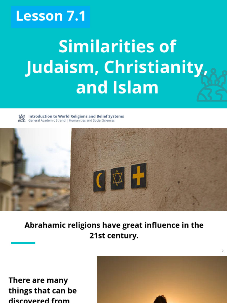 Intro To World Religion Lesson 7.1 7.2 | PDF | Abrahamic Religions ...