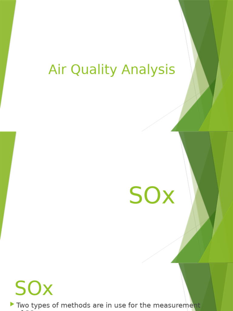 Air Quality Analysis2 - 110103 | PDF | Absorption Spectroscopy ...