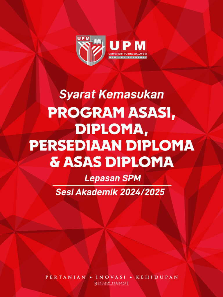 Syarat Program Asasi Diploma Sesi 2024 2025 | PDF