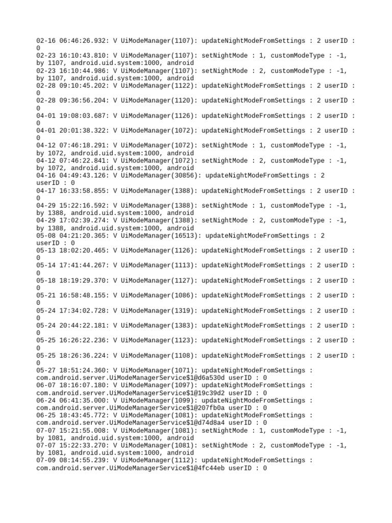 Dark Mode Log1 | PDF