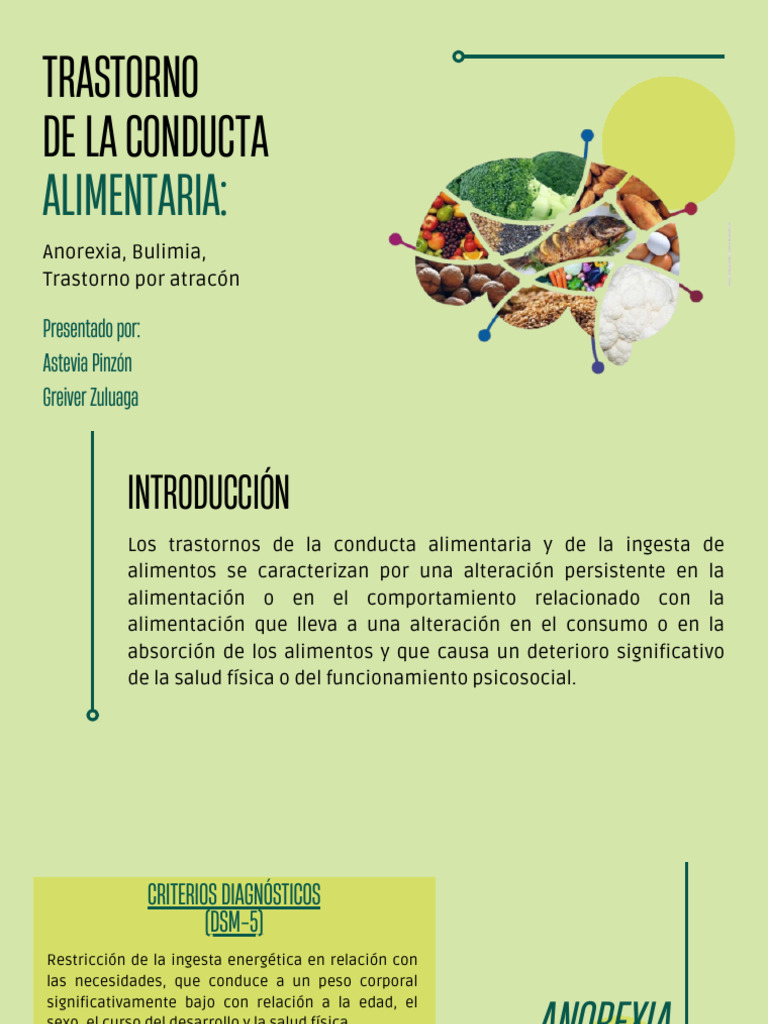 Trastornos de la Conducta Alimentaria | PDF | Trastorno por atracón ...