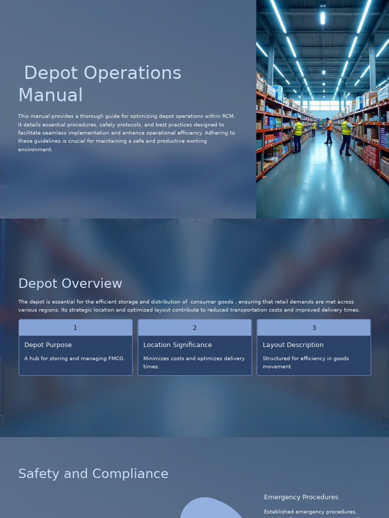 Depot Operations Optimization Manual | PDF | Performance Indicator ...