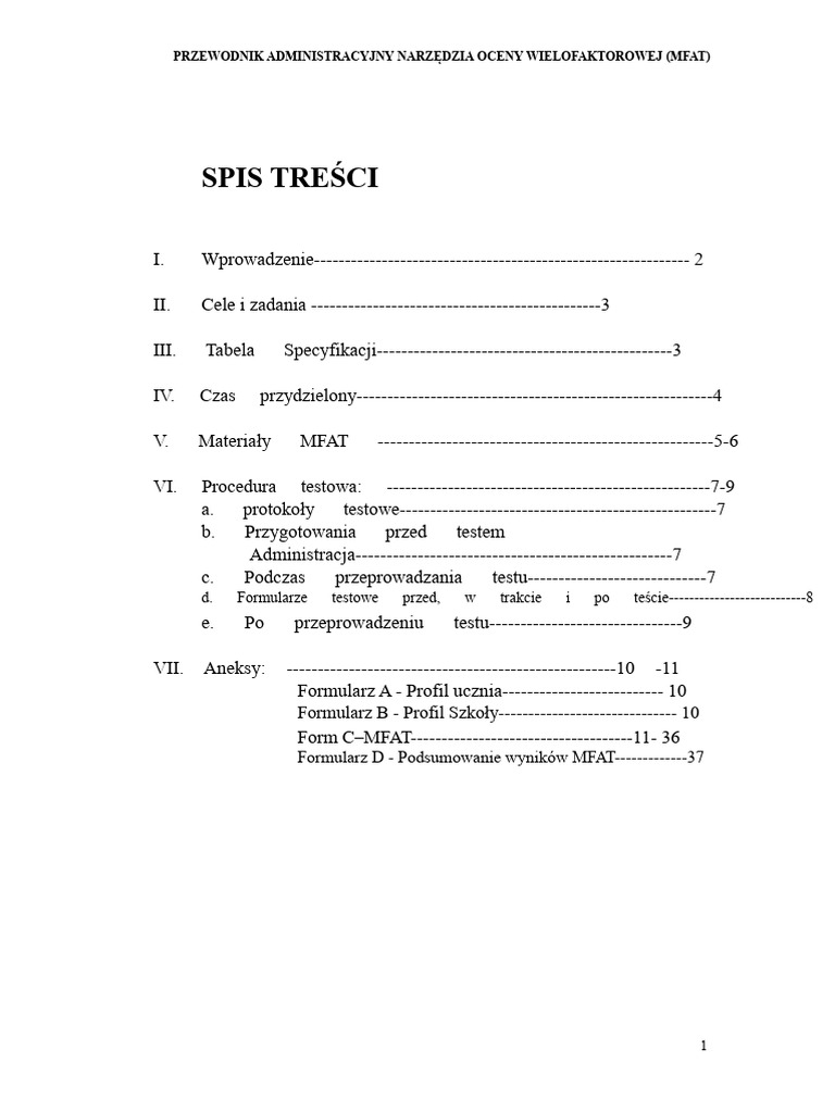 Revised MFAT Handbook PDF | PDF
