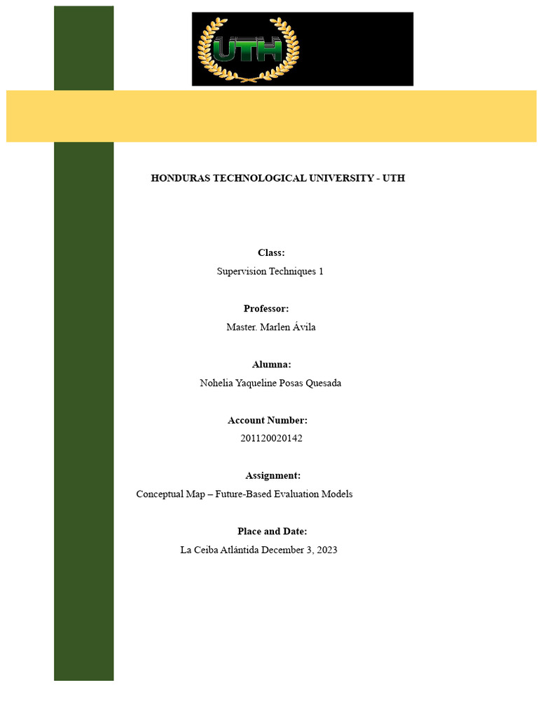 Conceptual Map - Evaluation Methods | PDF | Job Satisfaction ...