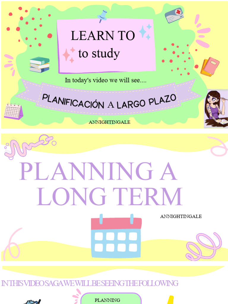 Long-Term Planning | PDF