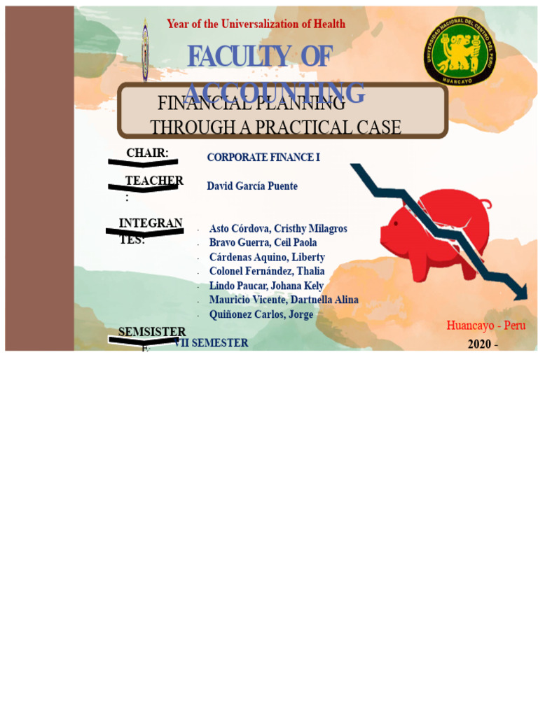 Financial Planning - Practical Case | PDF | Balance Sheet | Expense