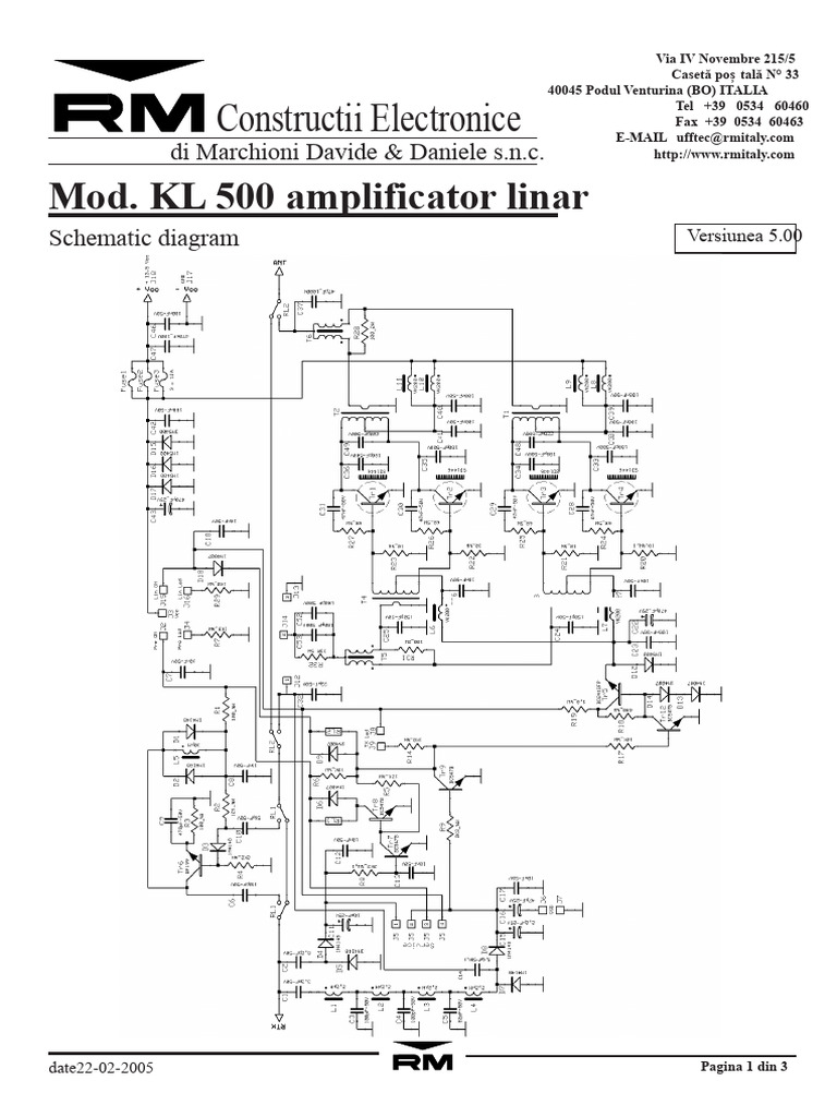 kl500 Schemat | PDF