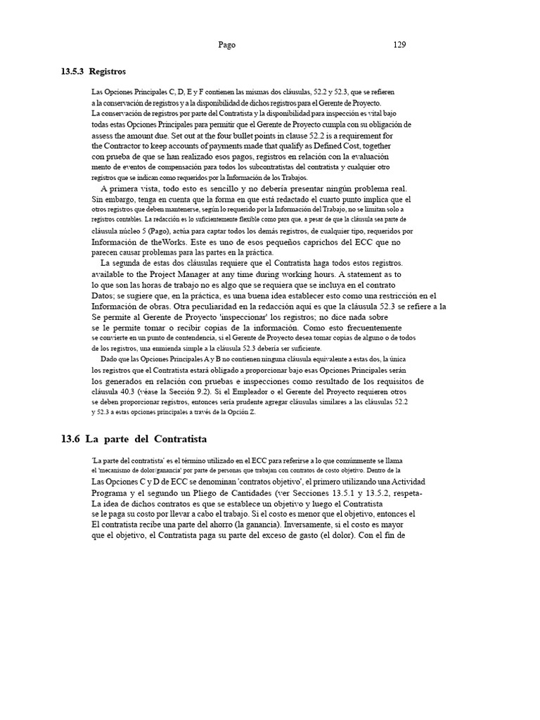 Guía Práctica NEC 3 (Opción C de Participación Del Contratista) | PDF ...