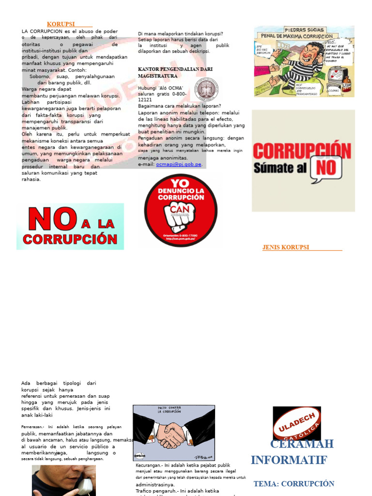 Cara Melaporkan Korupsi Secara Anonim | PDF