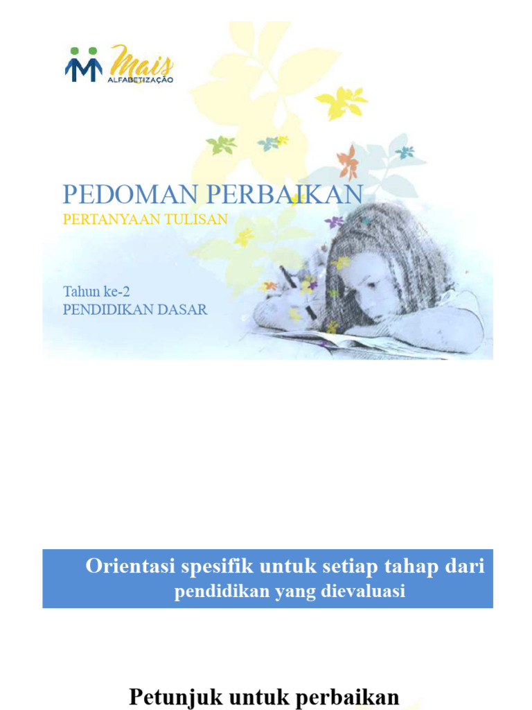 Panduan Ujian Tulis Kelas 2 SD | PDF