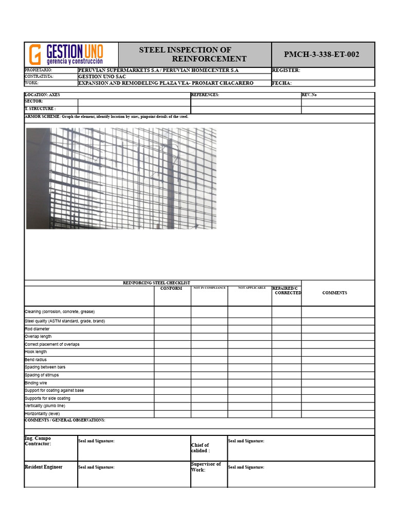 005-Reinforcement Steel Inspection | PDF | Structural Engineering ...