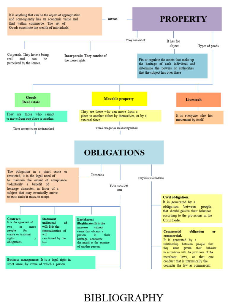 Conceptual Map | PDF | Property | Goods