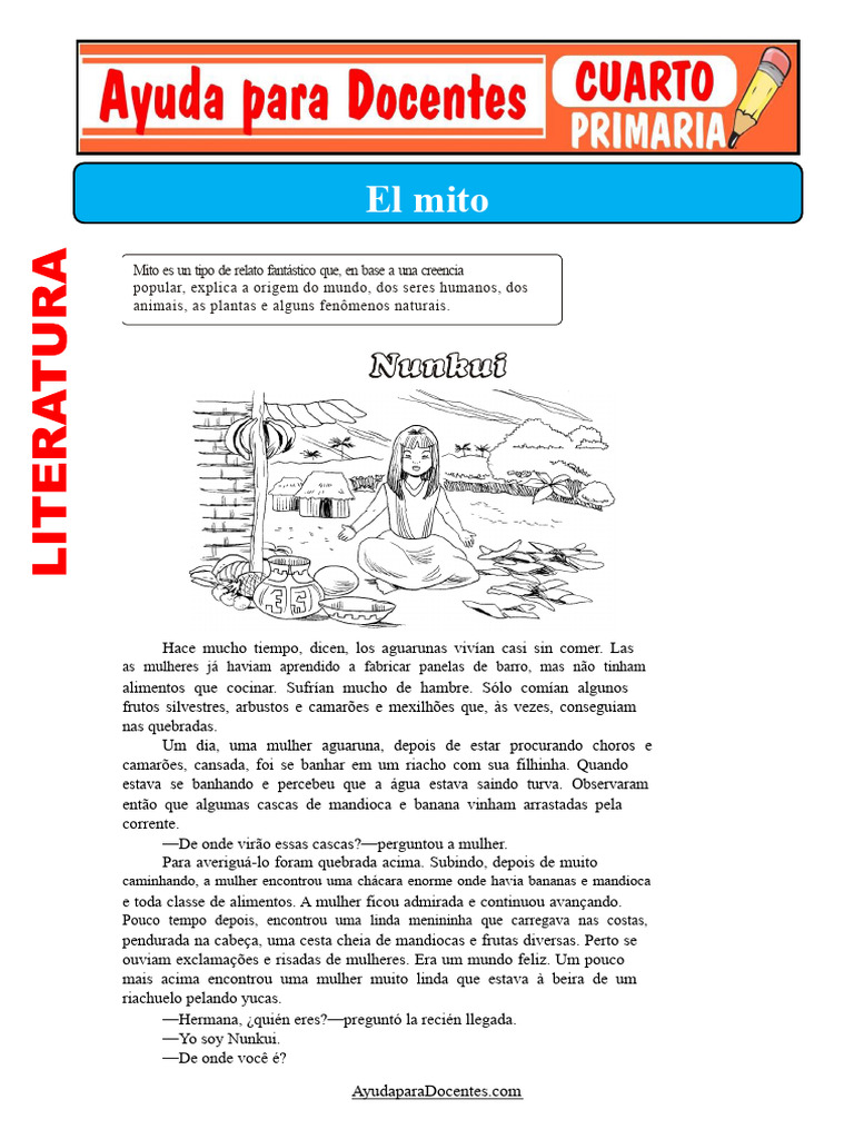 Mito Aguaruna: A Origem da Abundância | PDF