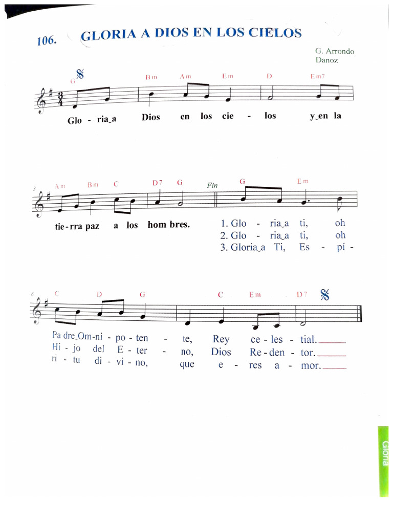 Classical Gloria Song. Score | PDF