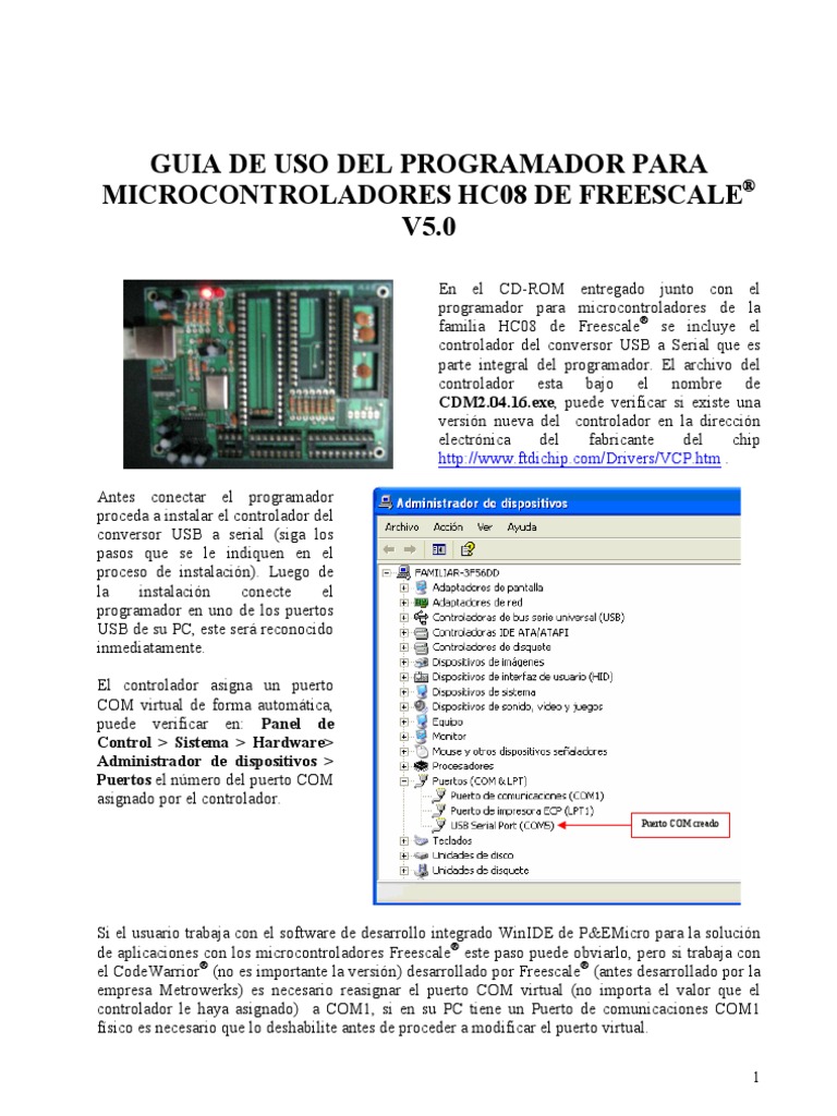Manual Program Ad or | Descargar gratis PDF | Microcontrolador ...