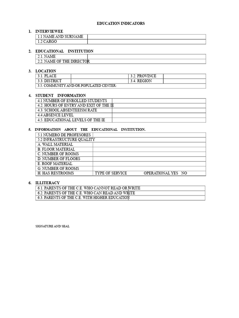 Surveys For Social Baseline | PDF