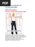 Anatomy of Pants: Key Components Explained | PDF | Trousers | Seam (Sewing)