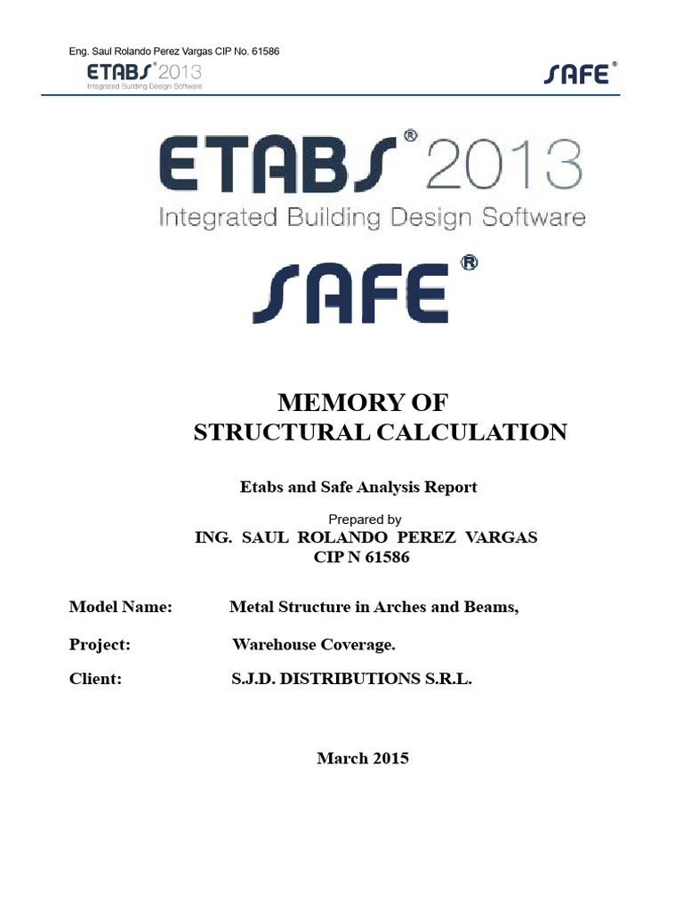 Etabs - Parabolic Roof Calculation Manual | PDF | Beam (Structure) | Concrete