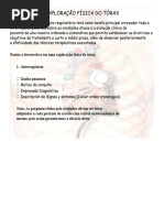 Exame Físico do Tórax e Pectoriloquia | PDF | Pulmão | Respiração