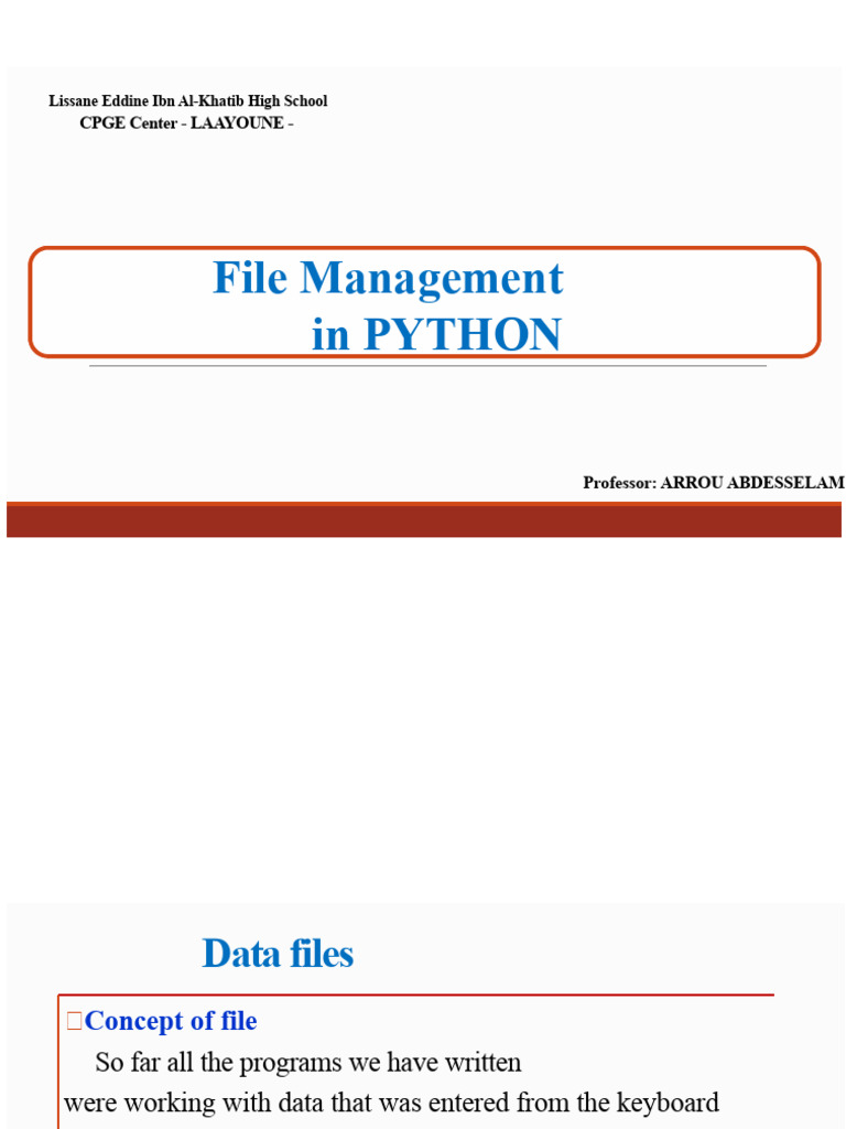 Python Files | PDF | Computer File | File Format