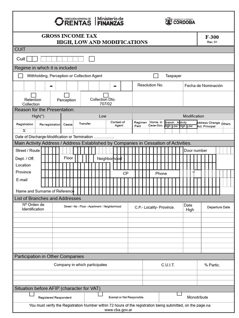Form F 300 Income Tax | PDF | Taxes | Gross Income