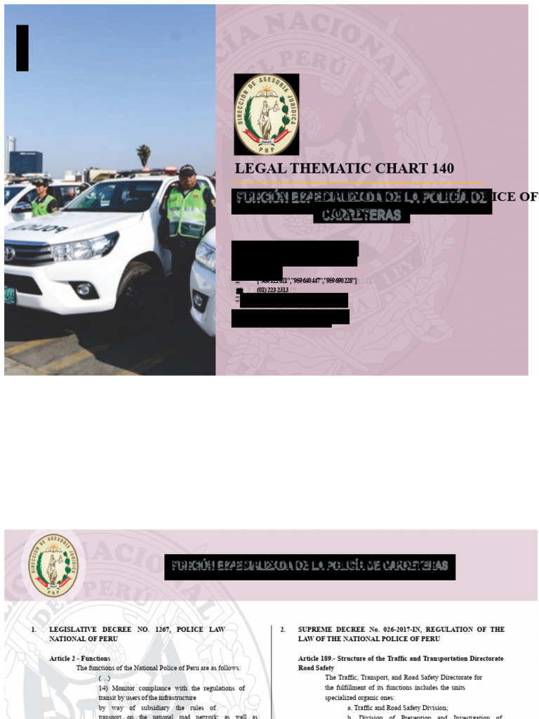 Booklet 140 - Specialized Function of The Highway Police | PDF | Police ...