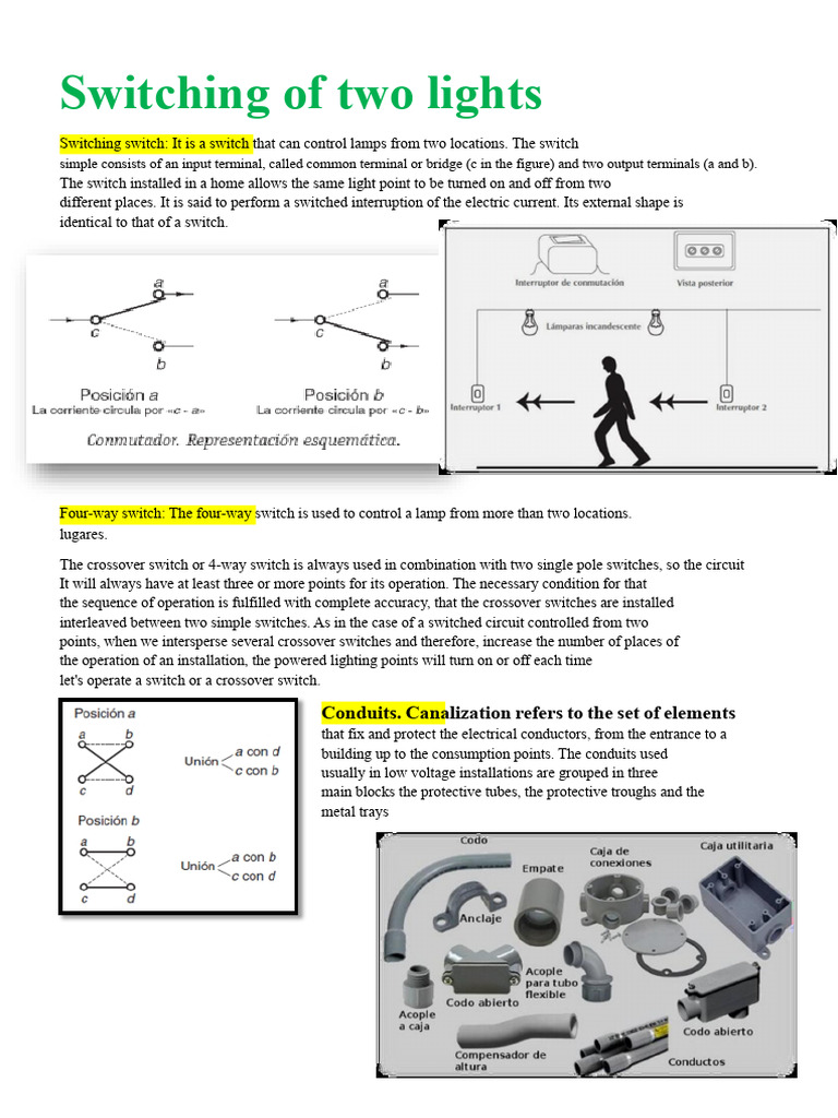 Dual Light Switching Explained | PDF