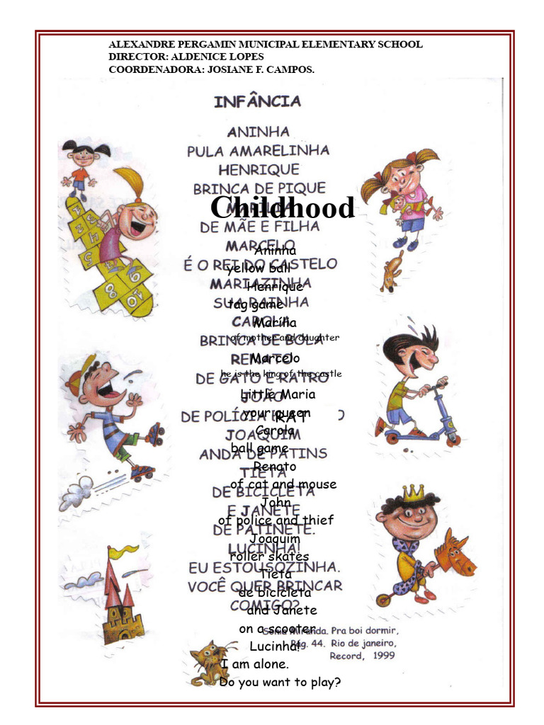 Didactic Sequence Childhood-2 | PDF | Poetry | Rhyme