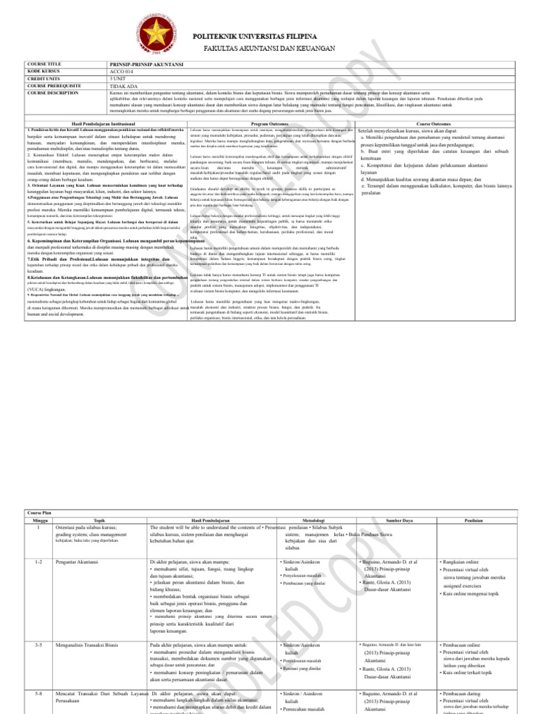ACCO 014 Prinsip Akuntansi (3) | PDF