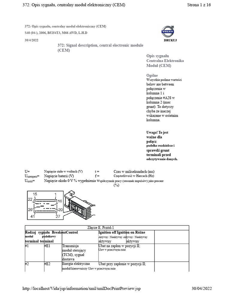 Pinout CEM | PDF