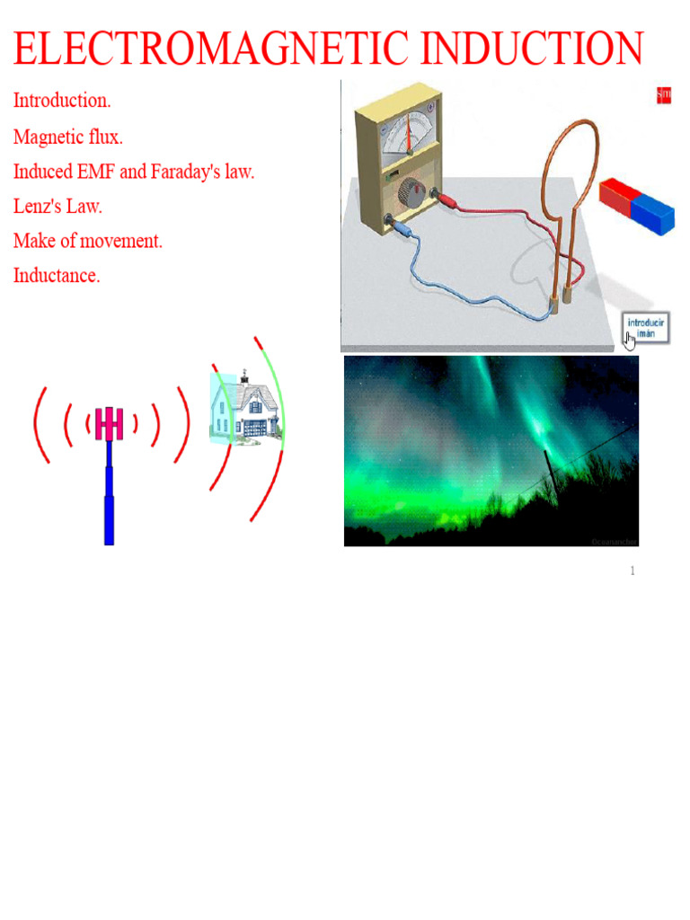 Electromagnetic Induction | PDF | Electromagnetic Induction | Inductor