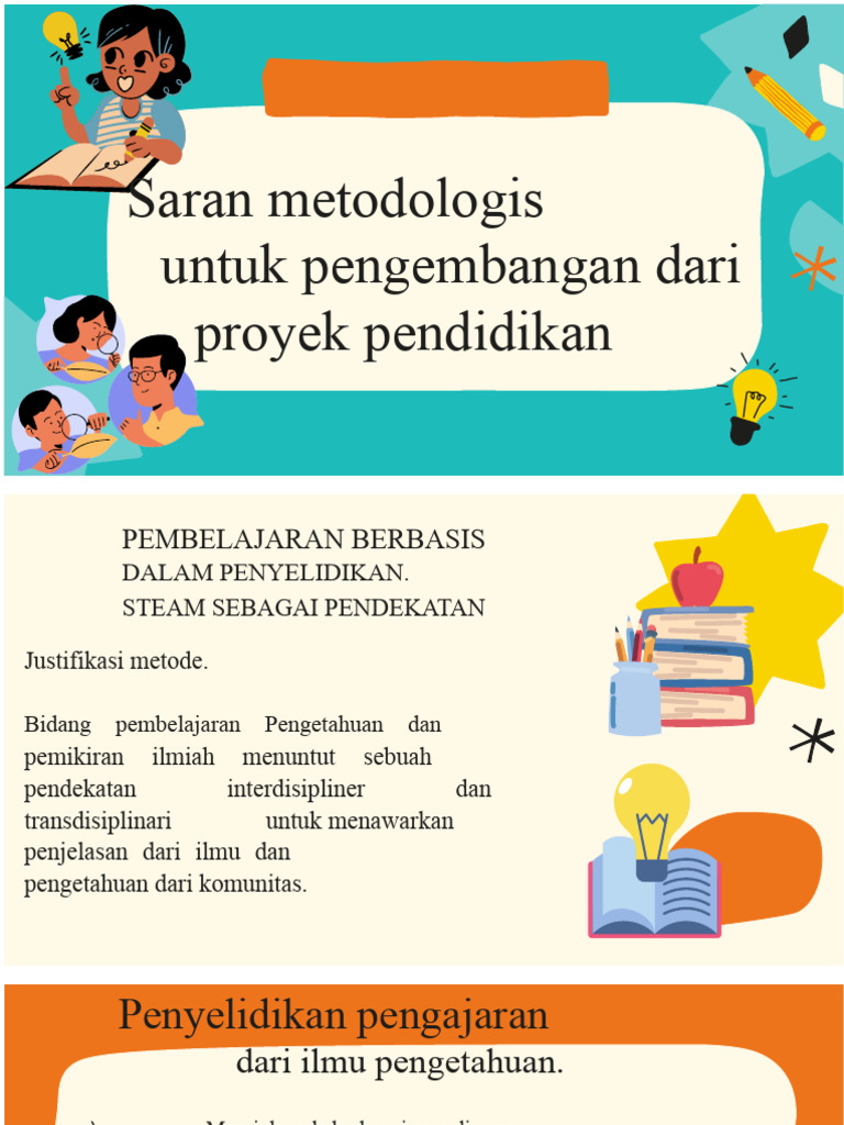 Metodologi Pengembangan Proyek STEAM | PDF