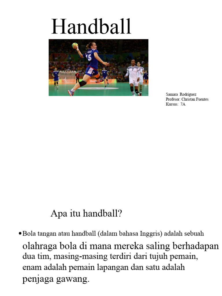Panduan Lengkap Olahraga Handball | PDF