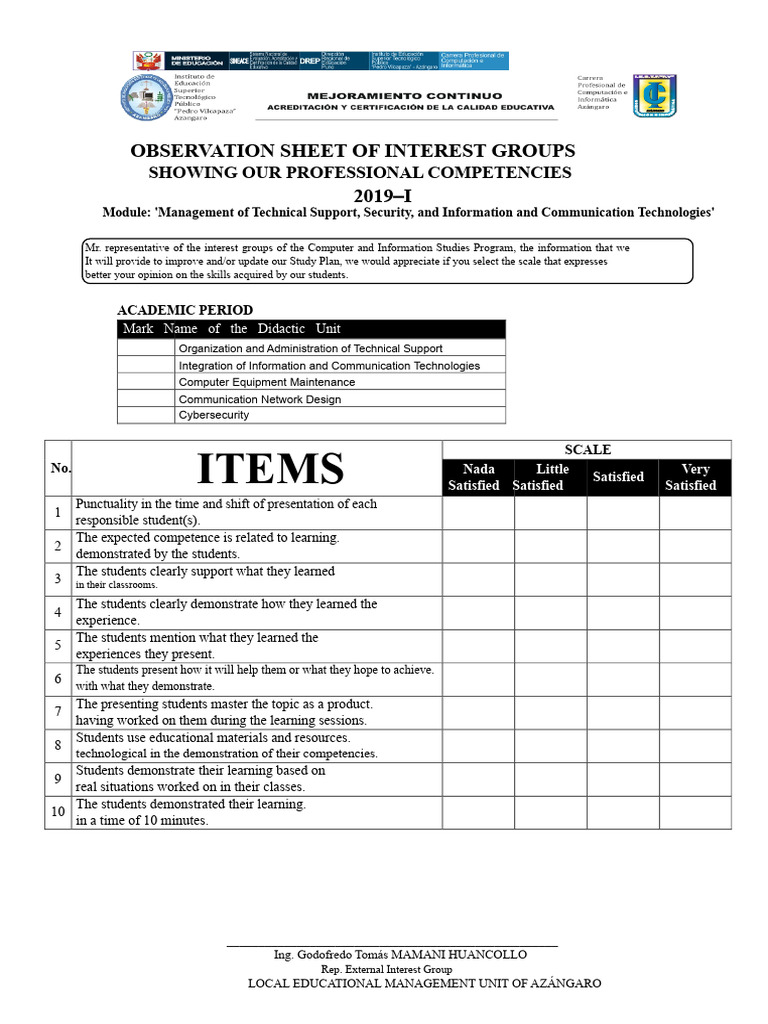 Achievement Day Observation Sheet.docx | PDF | Curriculum | Learning