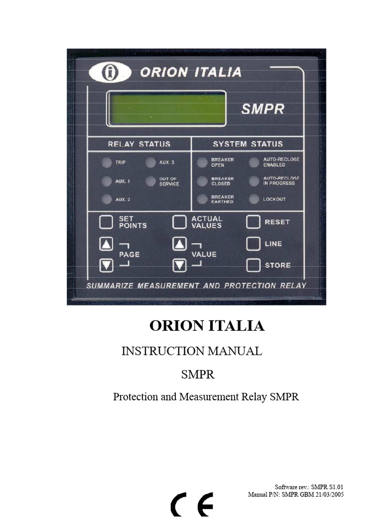 SMPR Relay Installation Manual | PDF | Relay | Ac Power