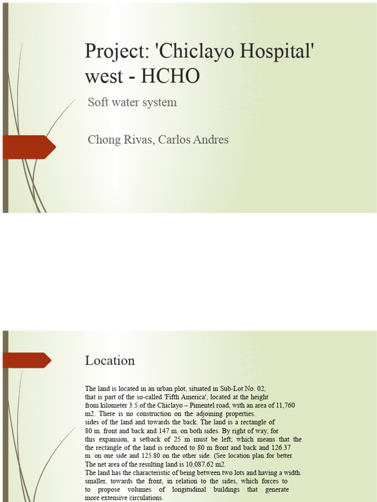 Soft Water System - Hospital | PDF | Water | Transparent Materials