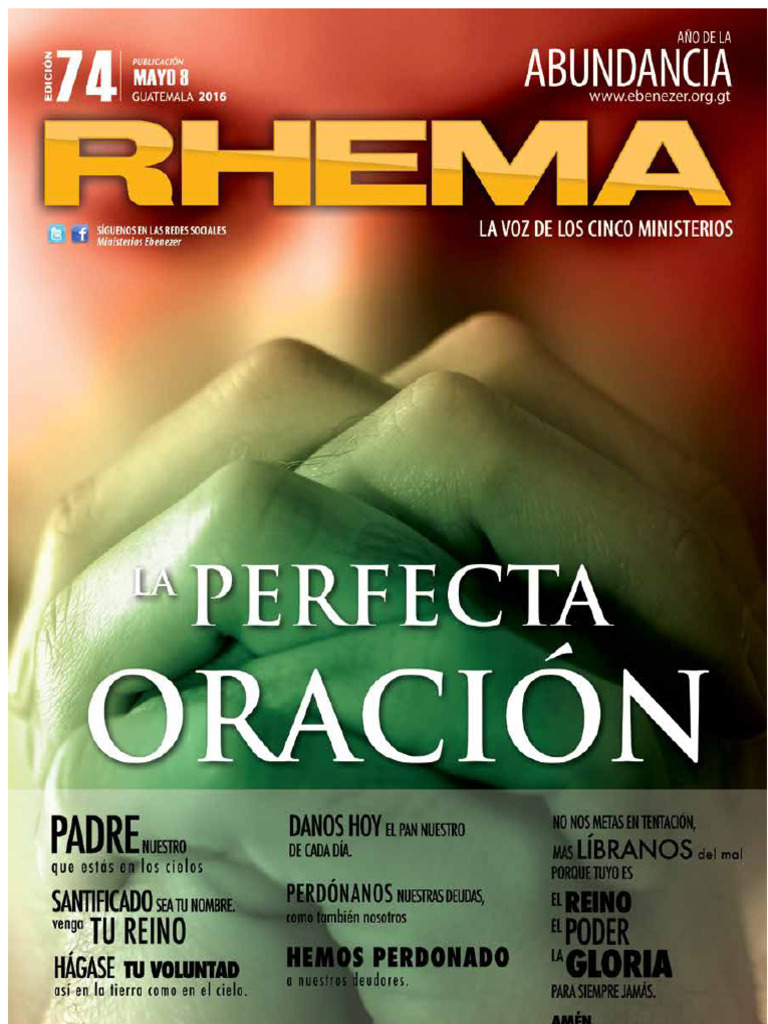 The Perfect Prayer. Rhema PDF | PDF | God The Father | Heaven