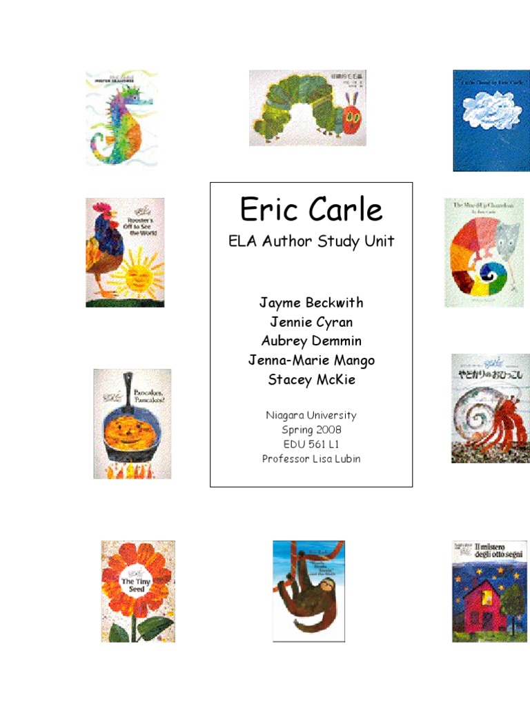 Eric Carle Unit | PDF | Conversation | Semiotics