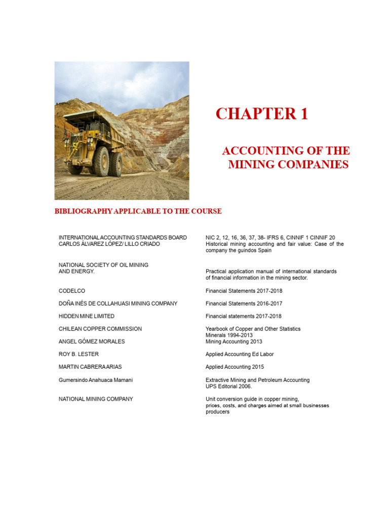 Chapter 1 - Mining Accounting | PDF | Mining | Futures Contract