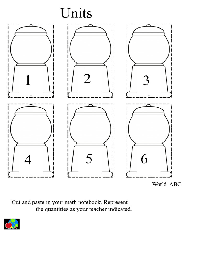 Gumball Machine - Representation of Units, Tens, Hundreds, Thousands ...