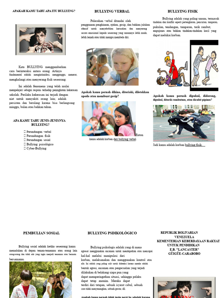 Jenis-Jenis Bullying dan Dampaknya | PDF