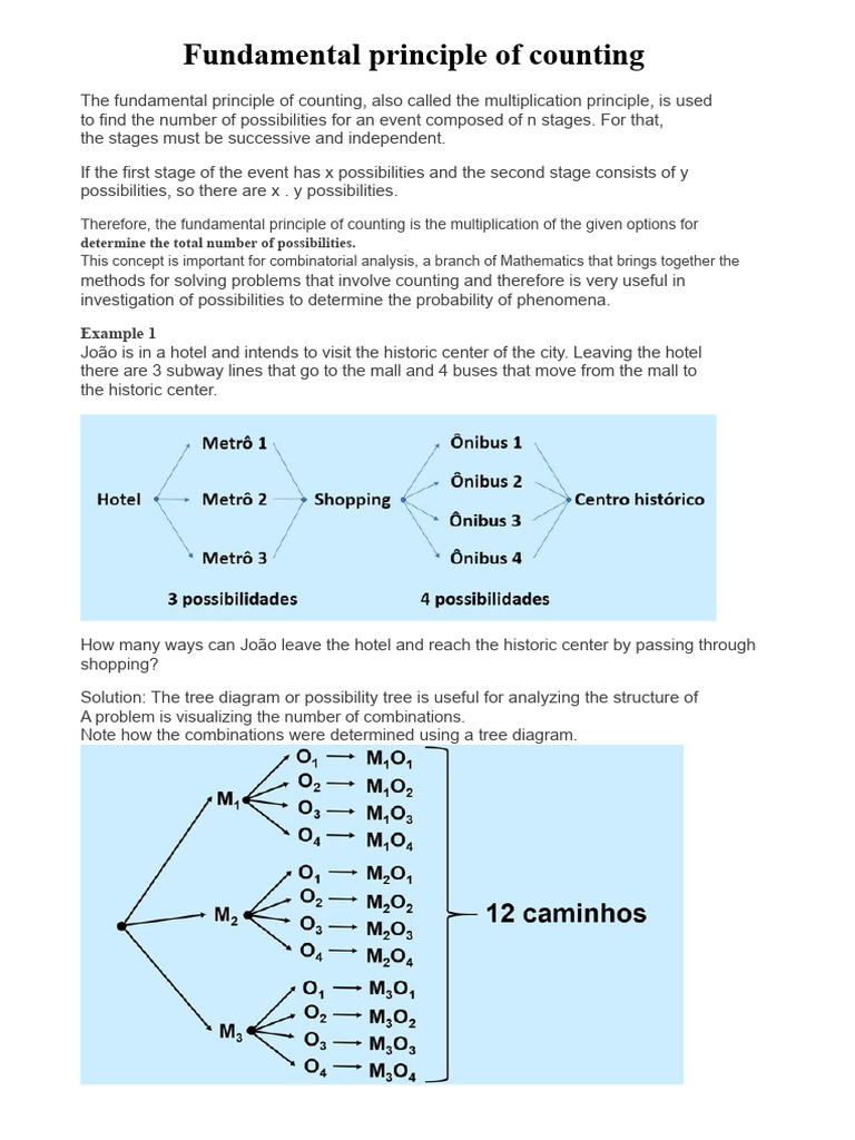 Understanding the Fundamental Counting Principle | PDF | Numbers | Menu