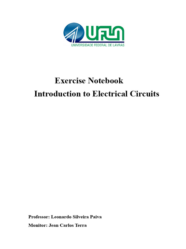 Exercise Notebook Electric Circuits | PDF | Electrical Impedance | Inductor