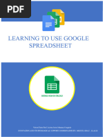 Google Sheets Starter Exercises | PDF | Spreadsheet | Computer Programming