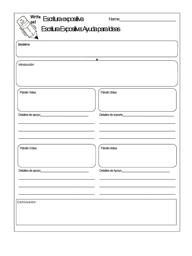 Expositorio Escritura Ideas PDF | PDF