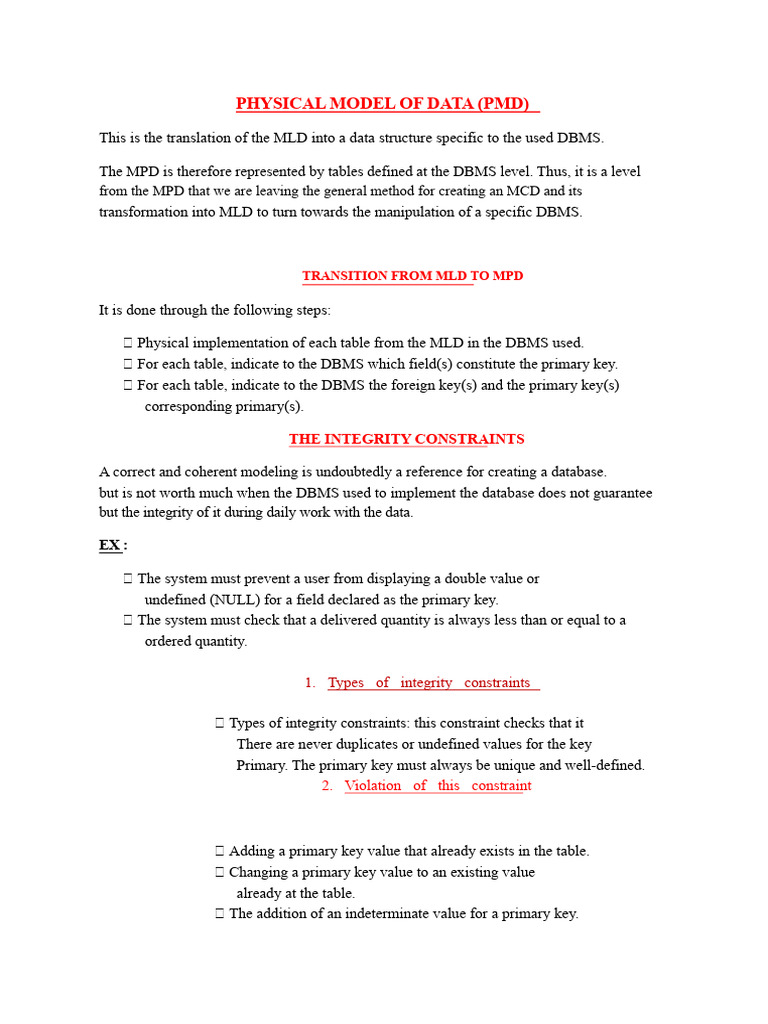 PHYSICAL MODEL OF DATA | PDF | Information Retrieval | Databases