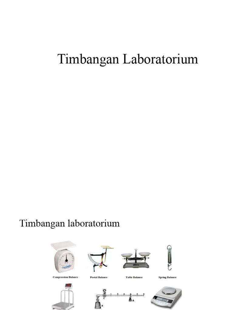 Panduan Lengkap Timbangan Laboratorium | PDF