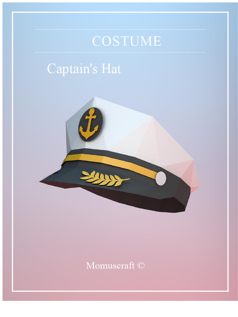 Captain's Hat DIY Guide | PDF
