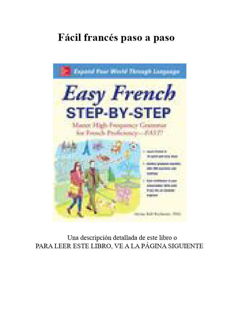 Easy French Step-By-Step PDF | PDF