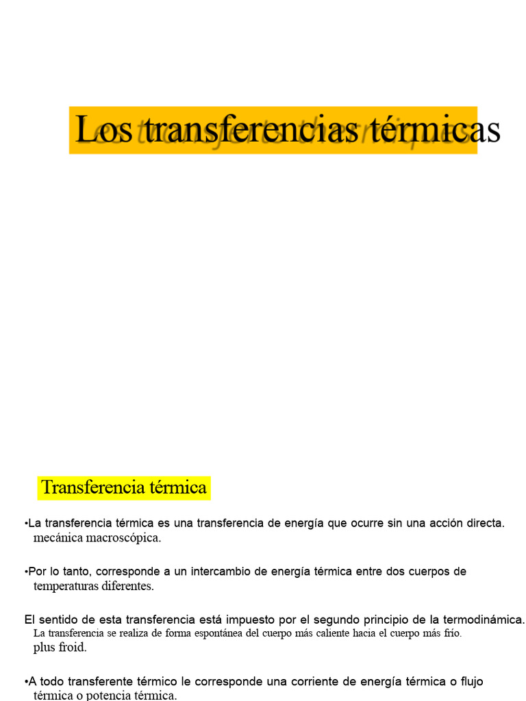 Modos de Transferencia Térmica: Conducción, Convección y Radiación ...